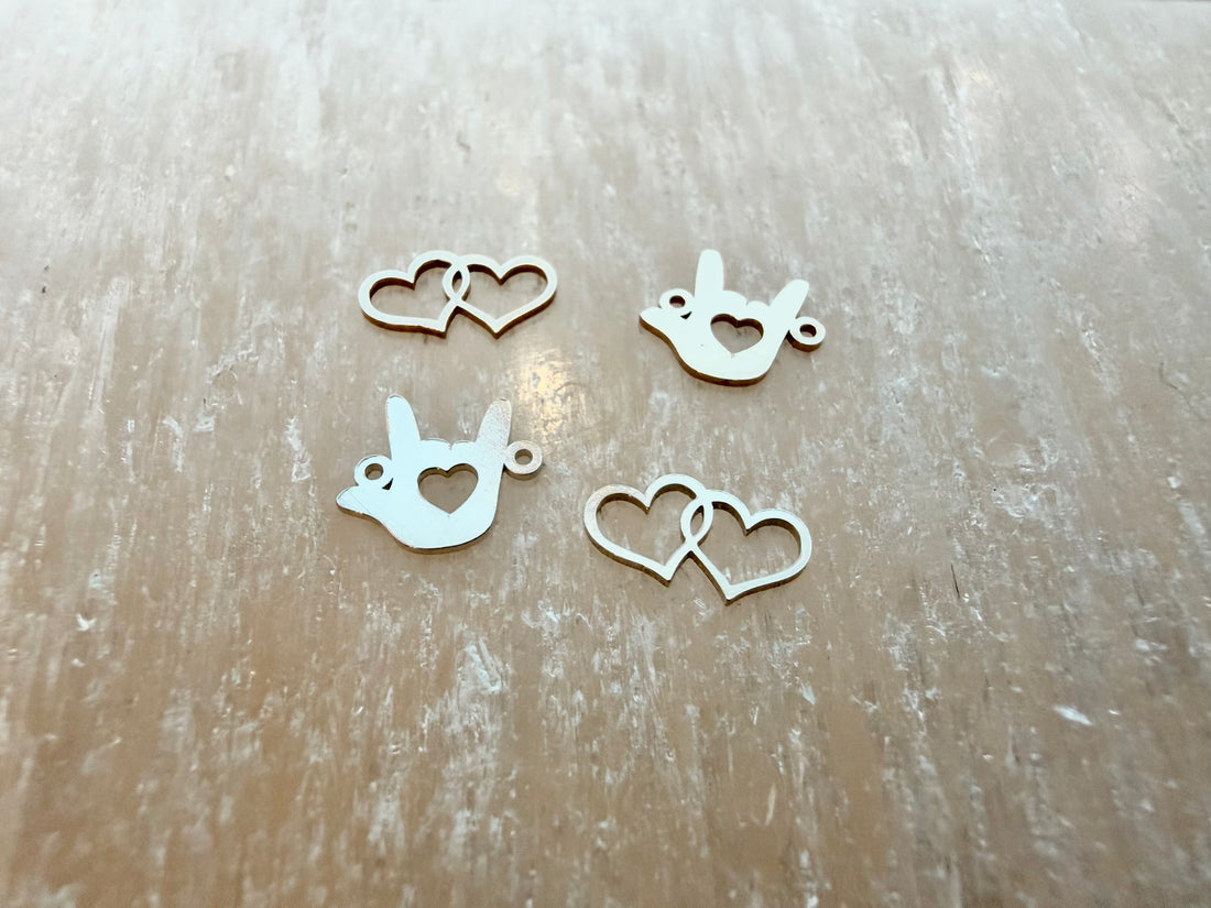 Interlinked Heart Connector – Stella + Rose Jewelry Supply