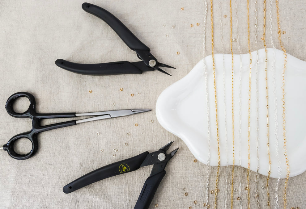 Starter Kit (GF/SS) Chain + Tools + Zapp – Stella + Rose Jewelry Supply